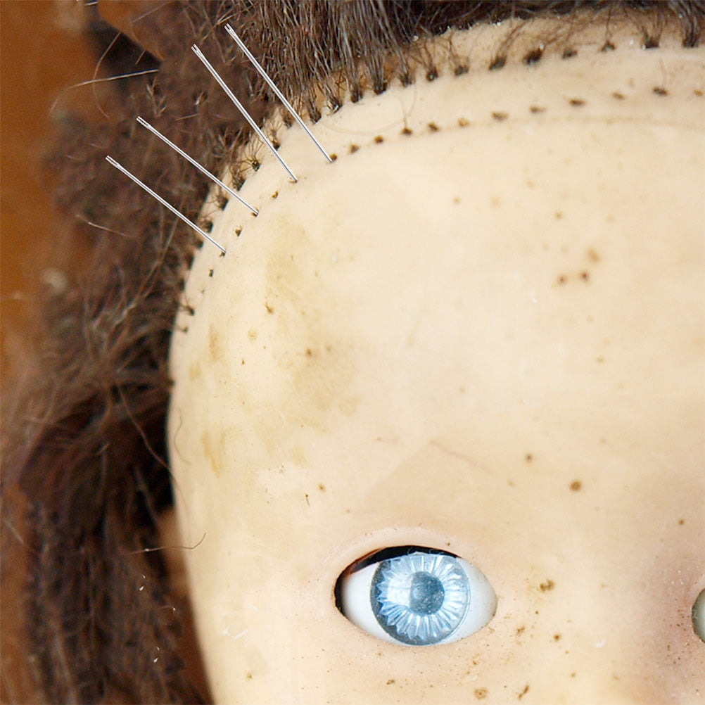 QIFULL 20pcs Rooting Needles For Doll Hair Rerooting Tool Silver ...