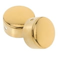 QIFULL Protect Handrail Ends Cap 2Pcs 1.8In Golden Round - Walmart.com