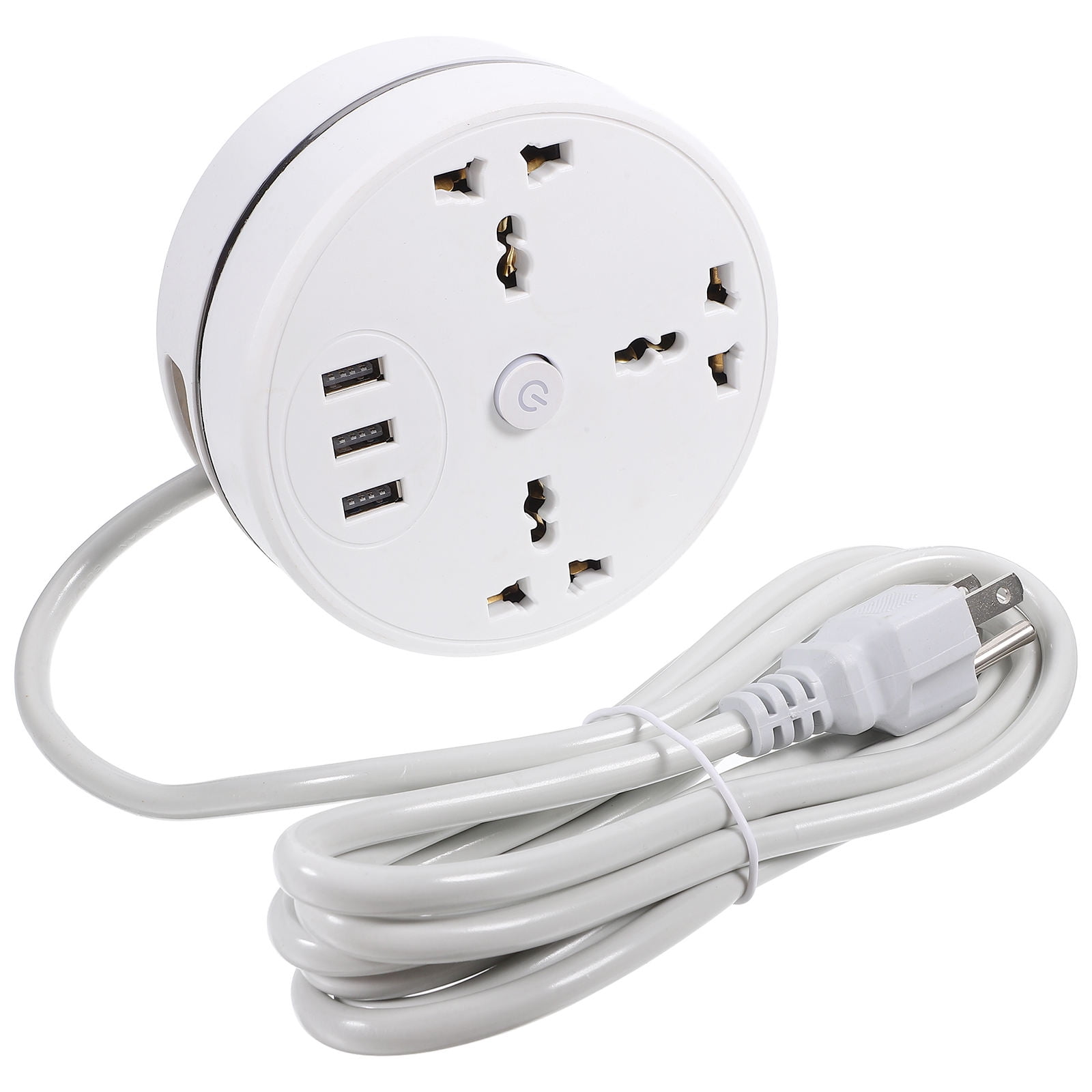 QIFULL 3-Outlet Splitter Power Strip Board Black Outdoor Power Outlet 2 ...