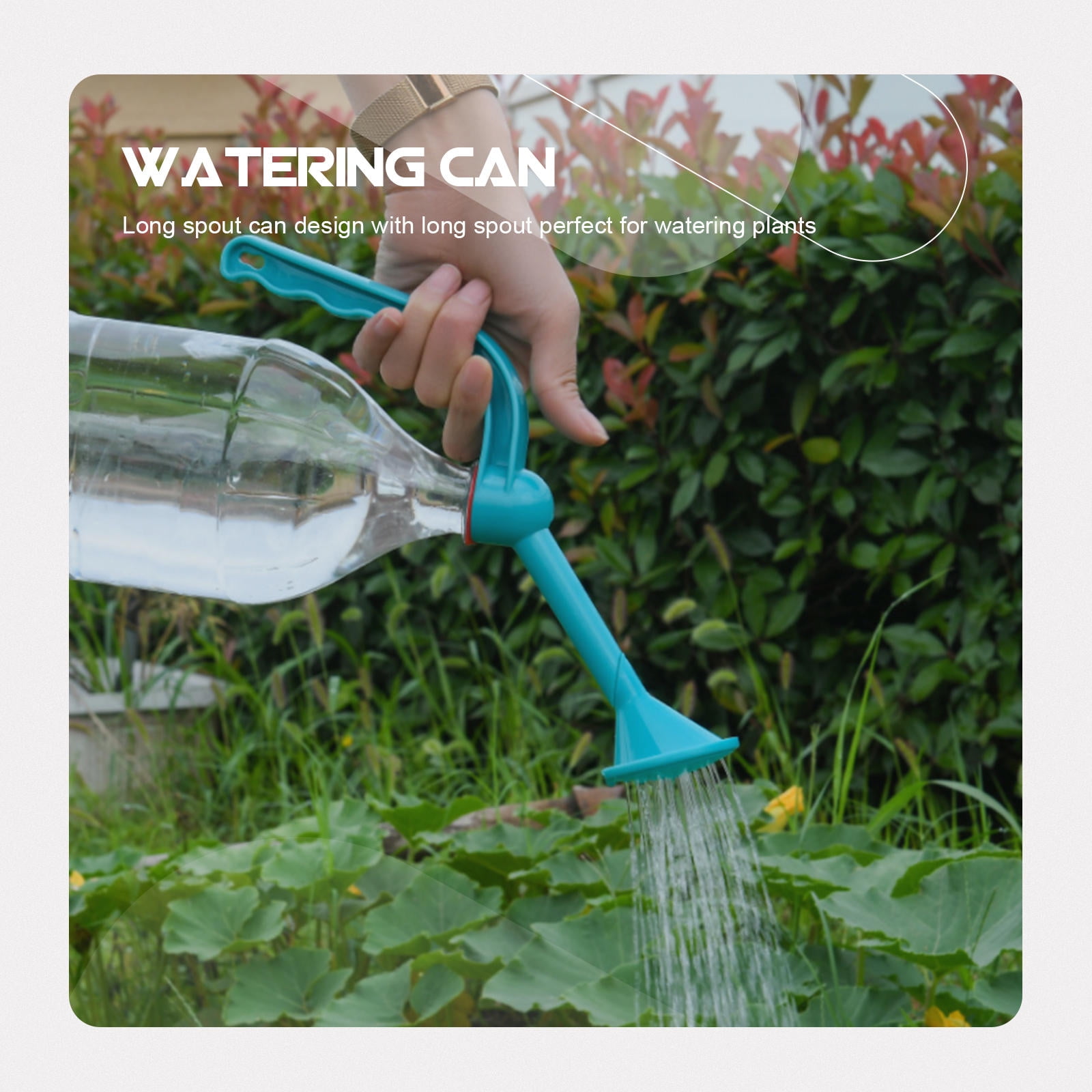 QIFULL 3Pcs Plastic Watering Pot Sprinkler with Long Spout for Garden ...