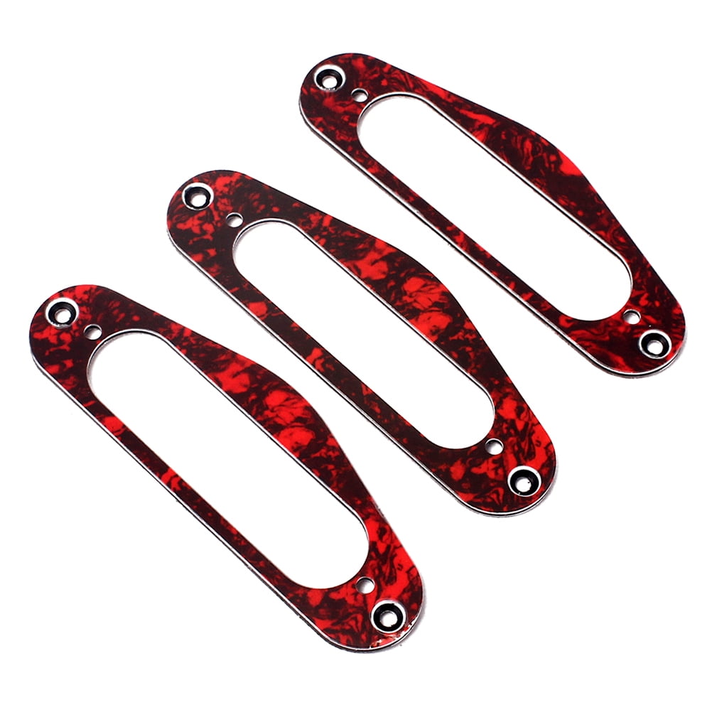 QIFULL Red Celluloid Guitar Pickup Frame for TL Style Electric Guitars ...