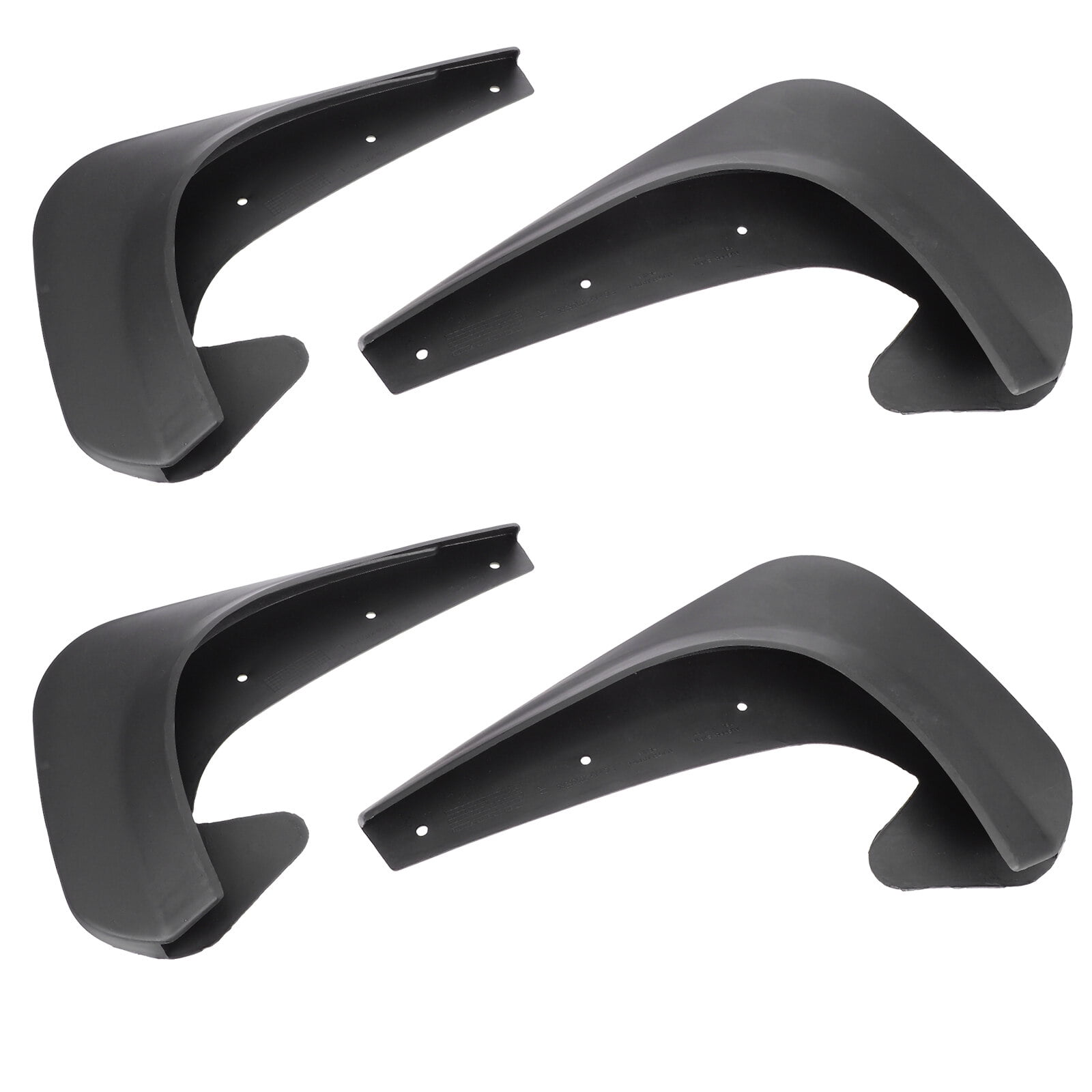 QIFULL 4pcs Mud Flaps Durable Auto Wheel Mud Guards For All Vehicles Easy Installation Practical ...