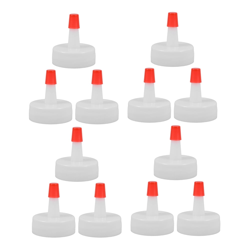 QIFULL 50pcs Replacement Cap Dispenser Caps White Plastic Efficient ...