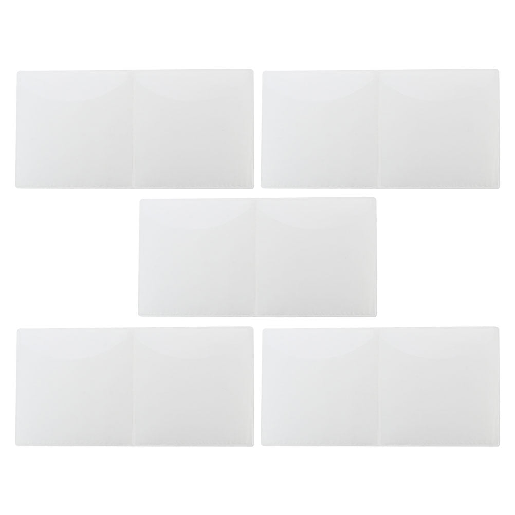 QIFULL Transponder Holder Parking Permit Stickers Transparent PVC 5pcs ...