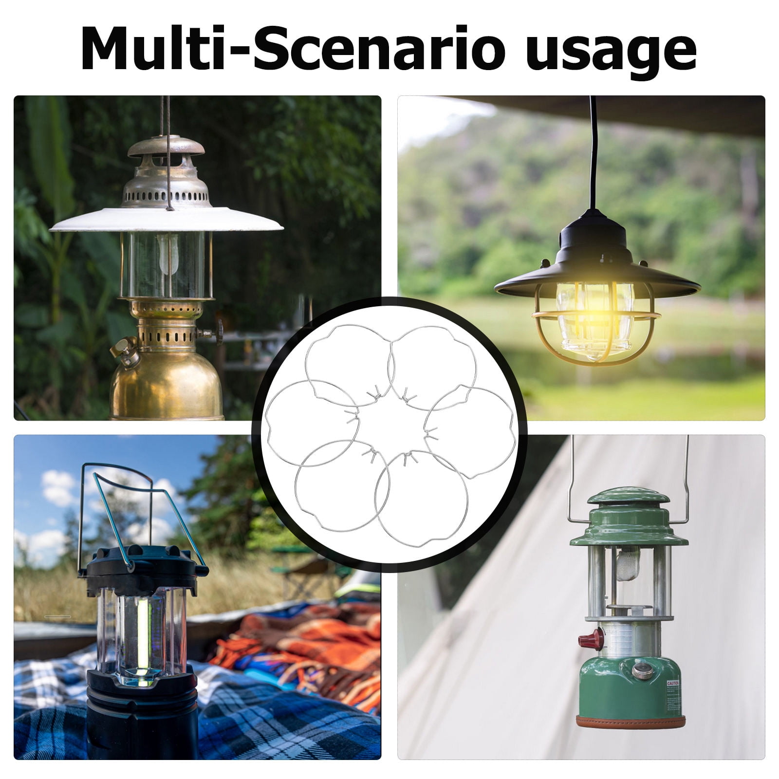 QIFULL 6Pcs Adjustable Silver Spring for LED Downlight Fixtures ...