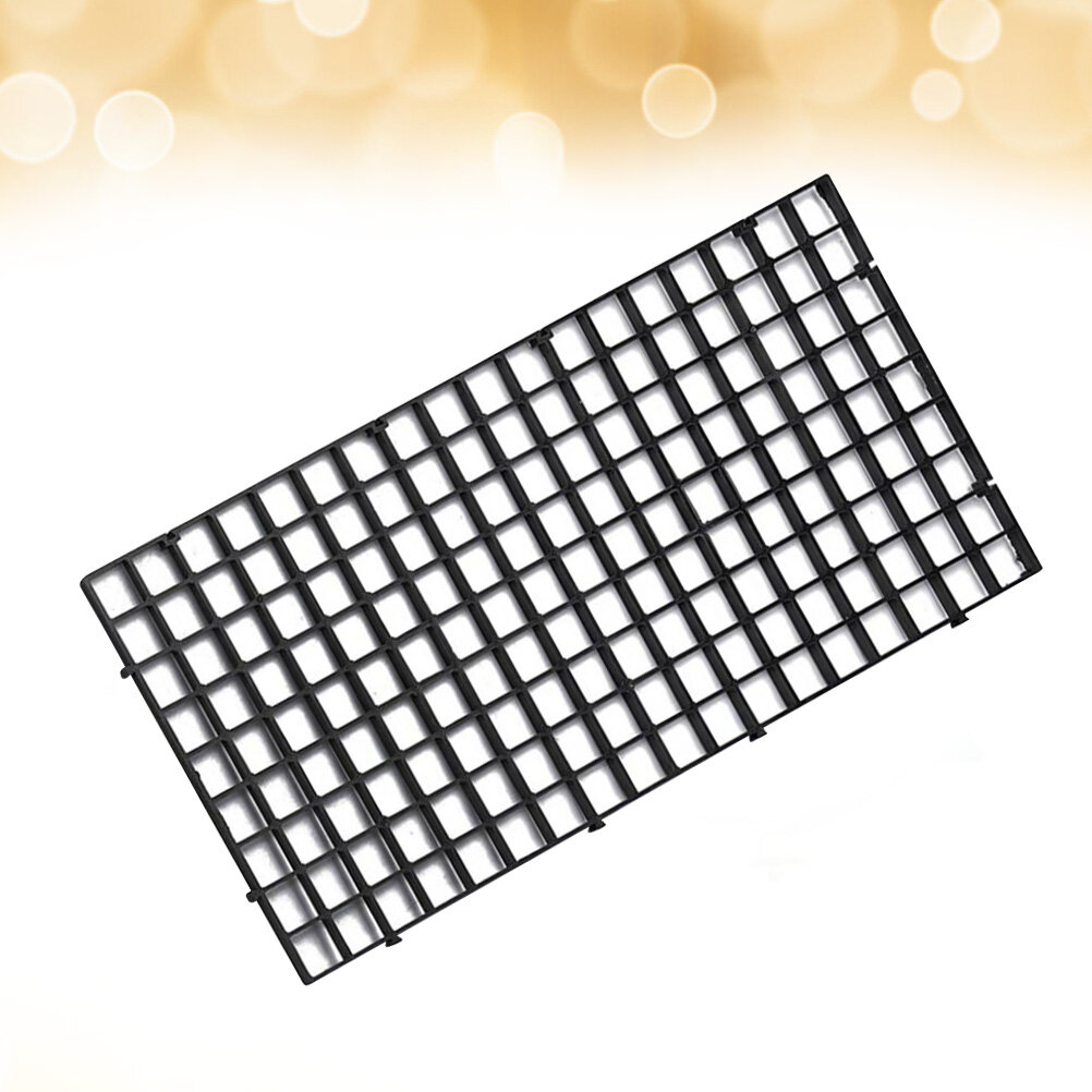 QIFULL Aquarium Fish Tank Divider 2Set Black Rectangular for Effective ...