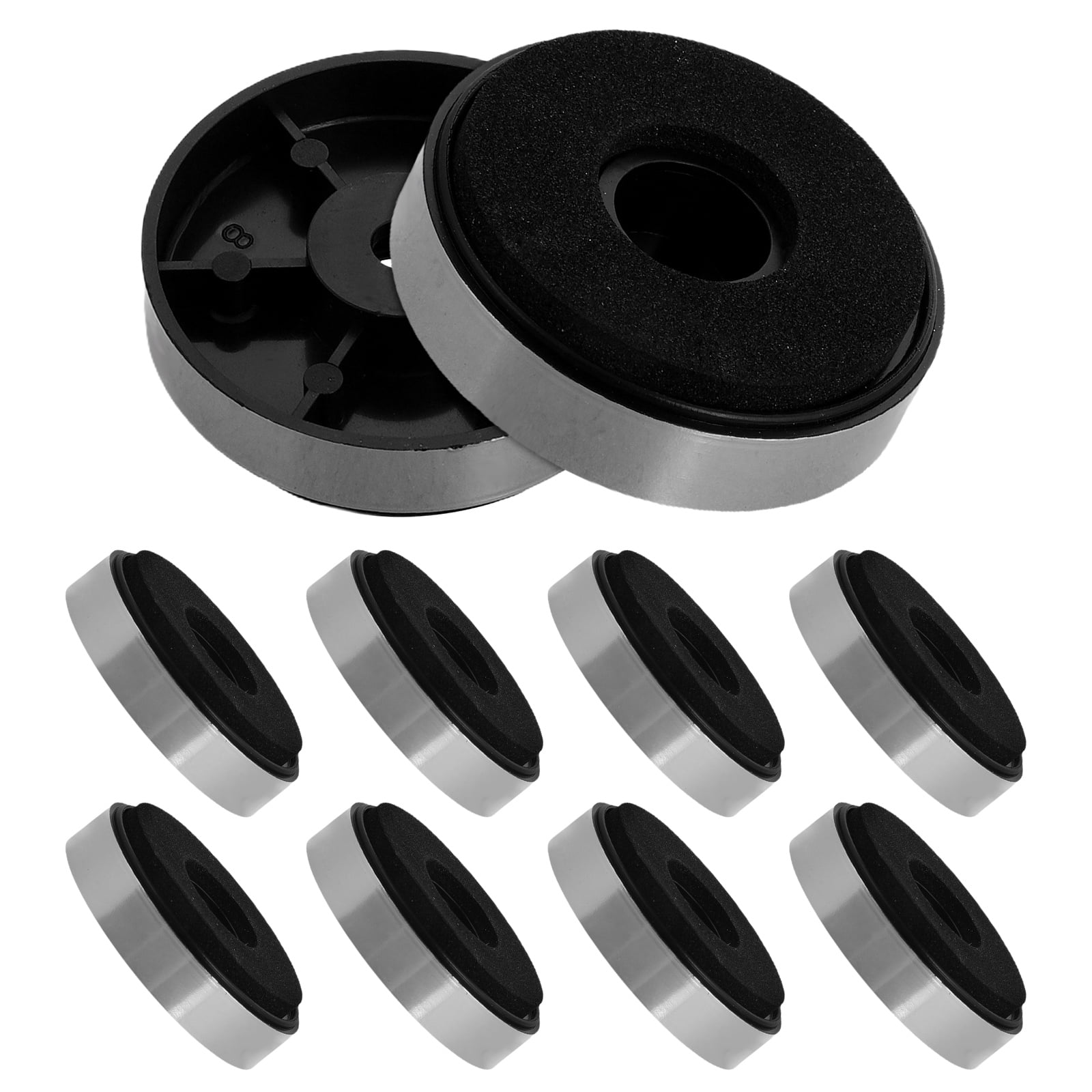 QIFULL Audio Isolation Feet 10Pcs Round Shape Mats for Amplifier ...