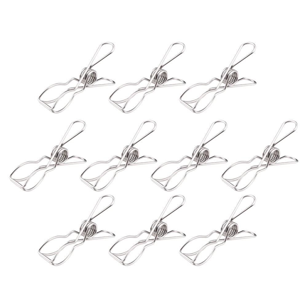 QIFULL Blanket Clamps 10Pcs Stainless Steel Clips Silver for Clothes ...
