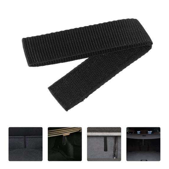 QIFULL Car Maintenance 2Set Trunk Pull Cover Strap Black Nylon for ...