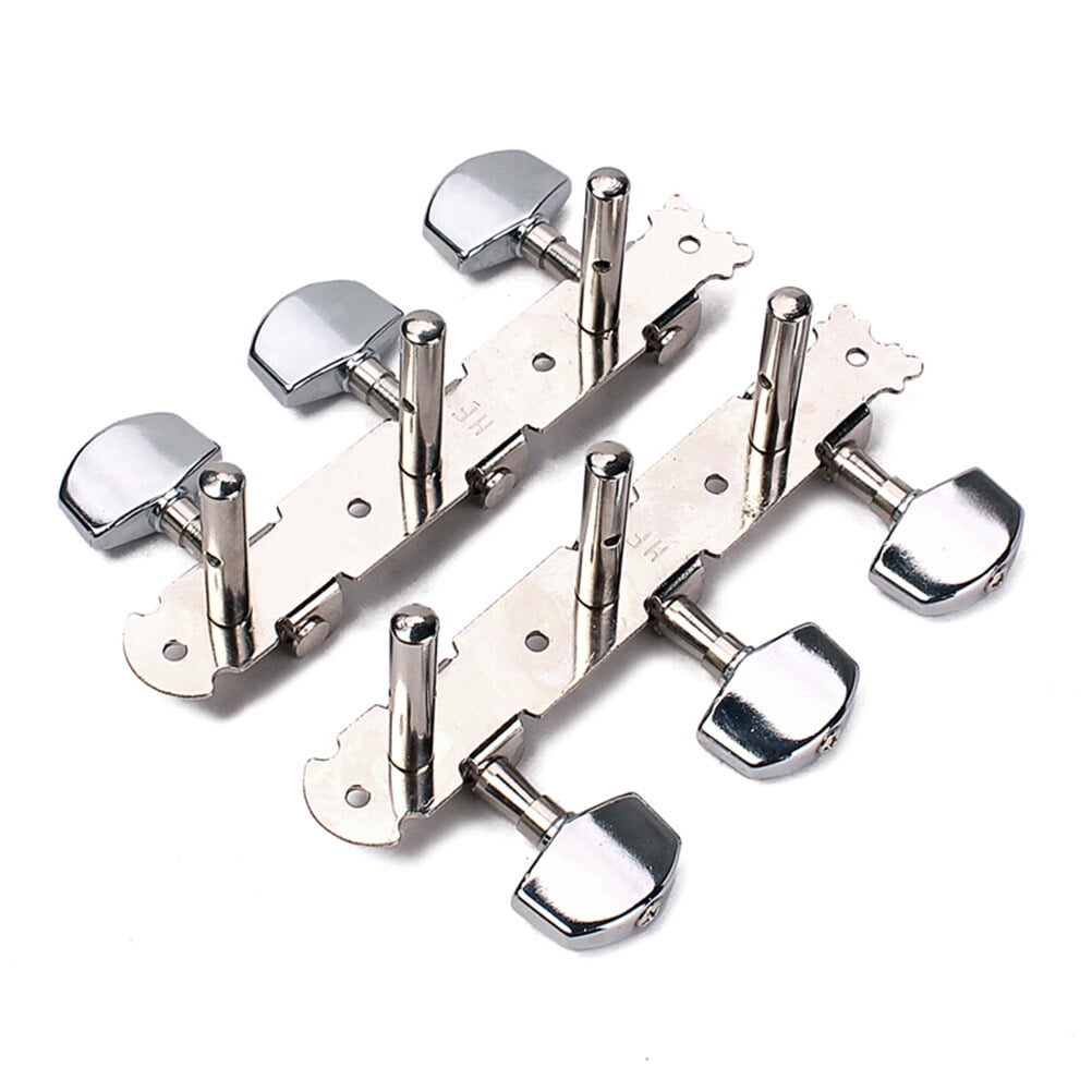 QIFULL Guitar Tuning Pegs 1 Set in Chrome for Classical Guitar Tuning ...