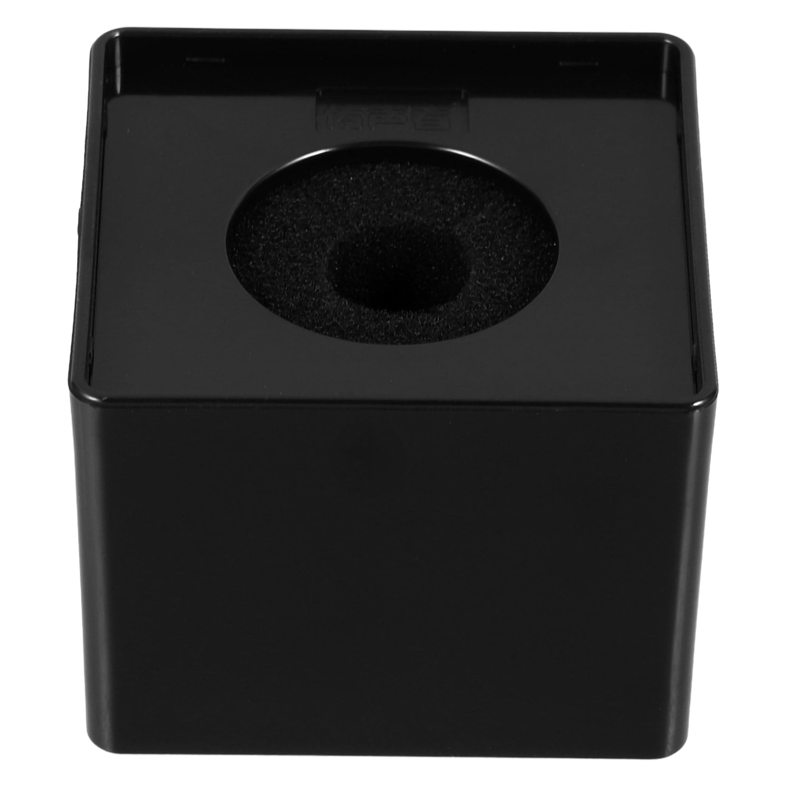 QIFULL Microphone Square Station 1Set Mic Station Logo Black ABS 8.00X8 ...