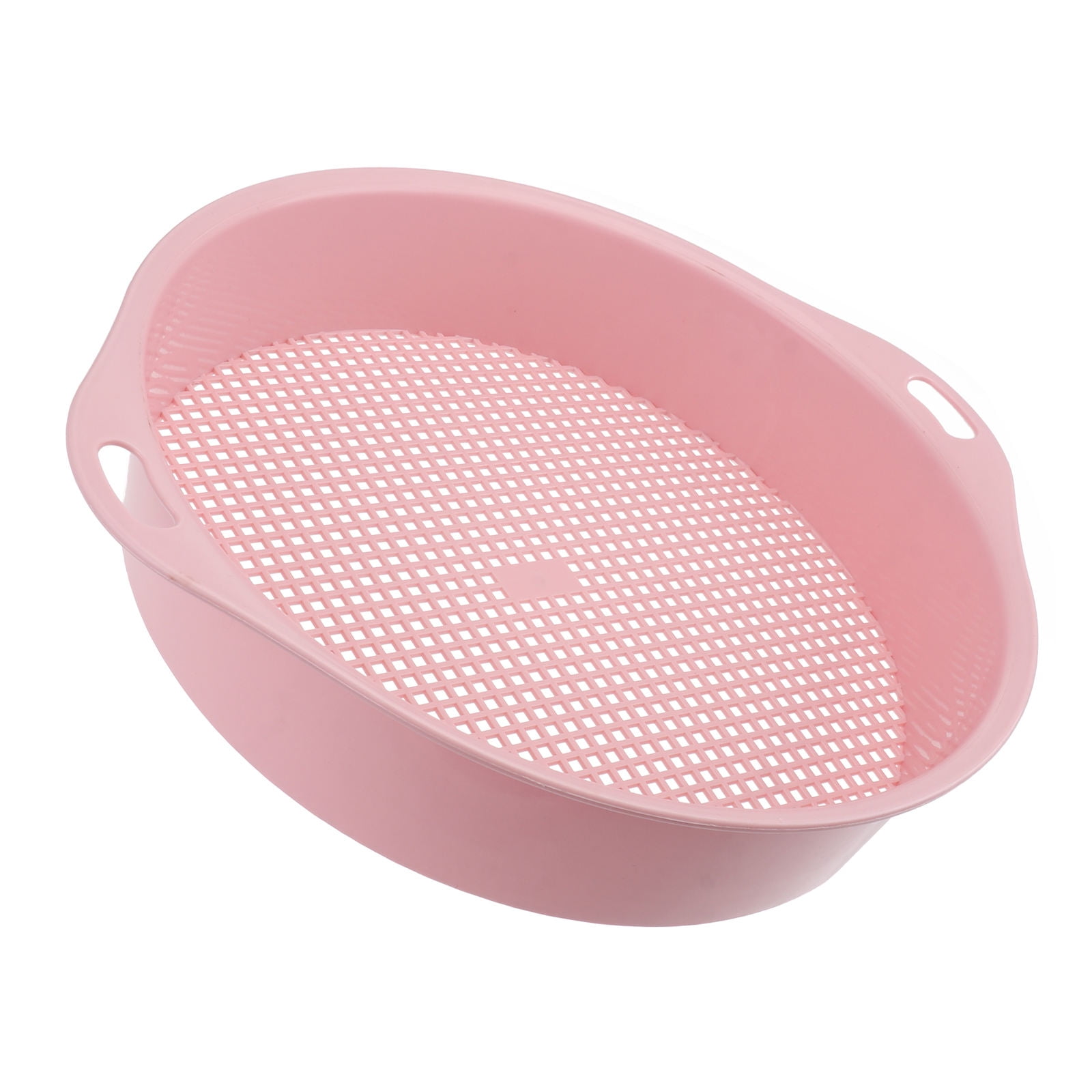 QIFULL Plastic Garden Sieve with Handle for Compost Soil Stone Balcony ...