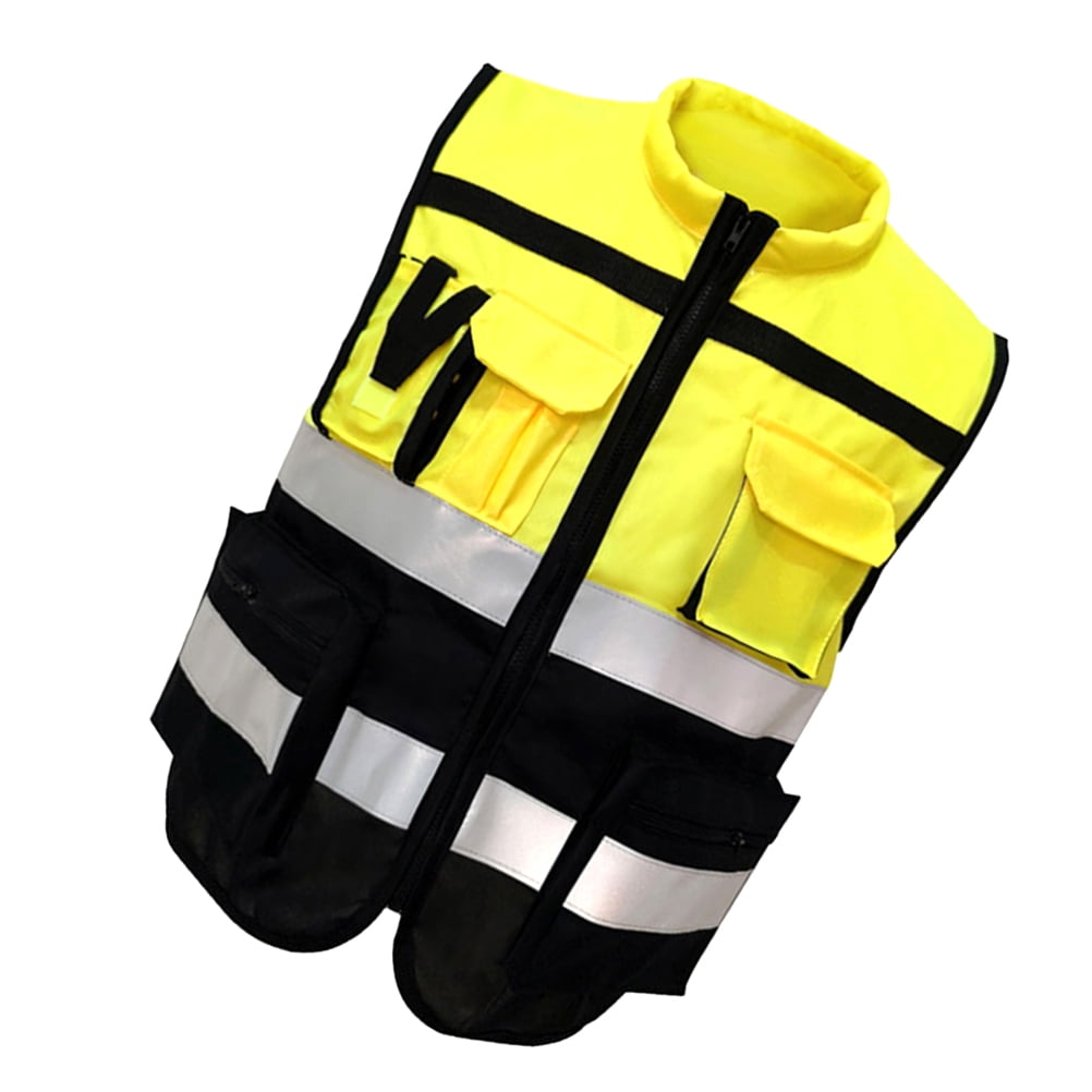 QIFULL Reflective Bike Vest Gear Night Visibility Safety Running ...