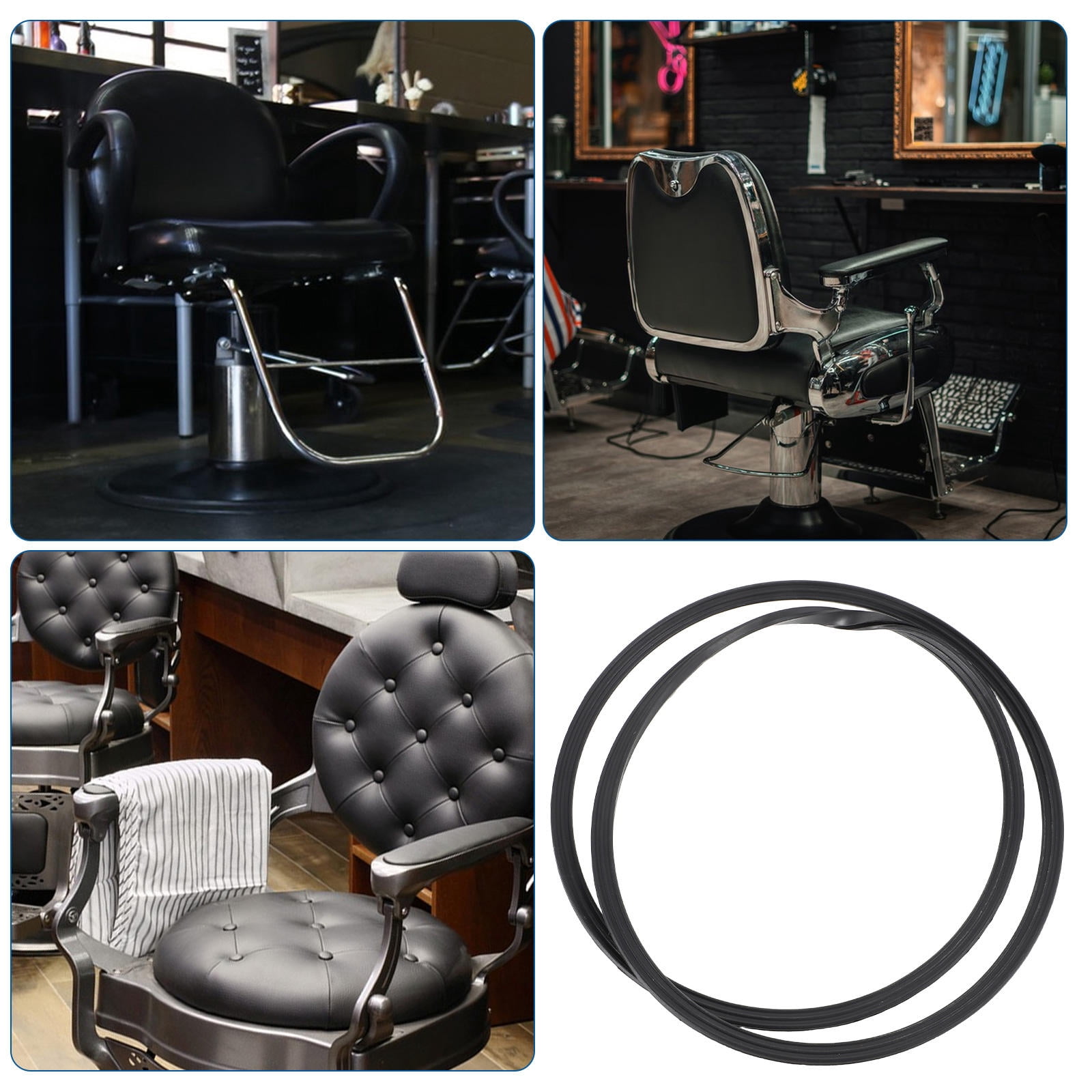 QIFULL Salon Equipment Rubber Base Ring For Barber Chair 1Pack ...