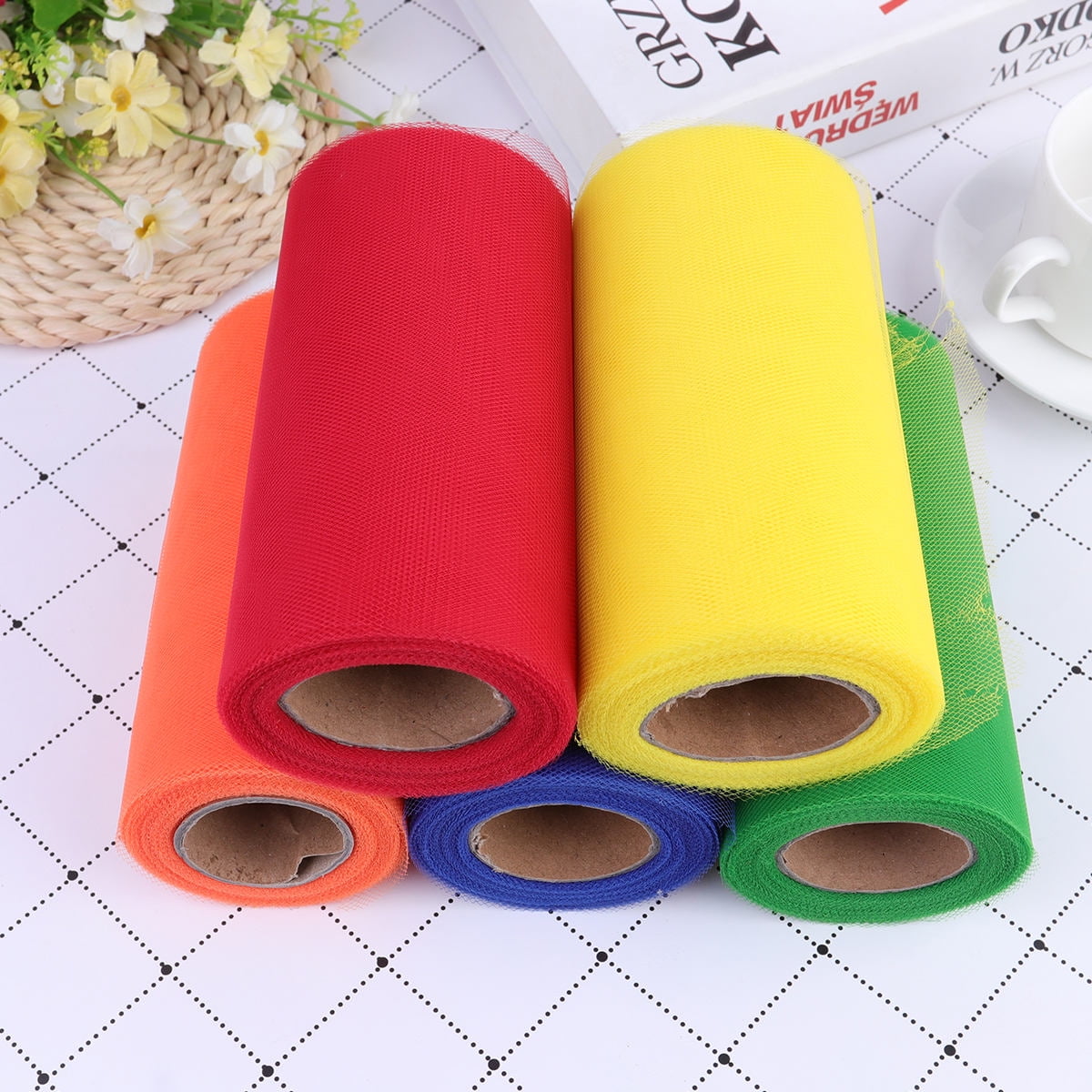 QIFULL Tulle Ribbon Roll for Table Skirt and Tutu Skirt Making ...