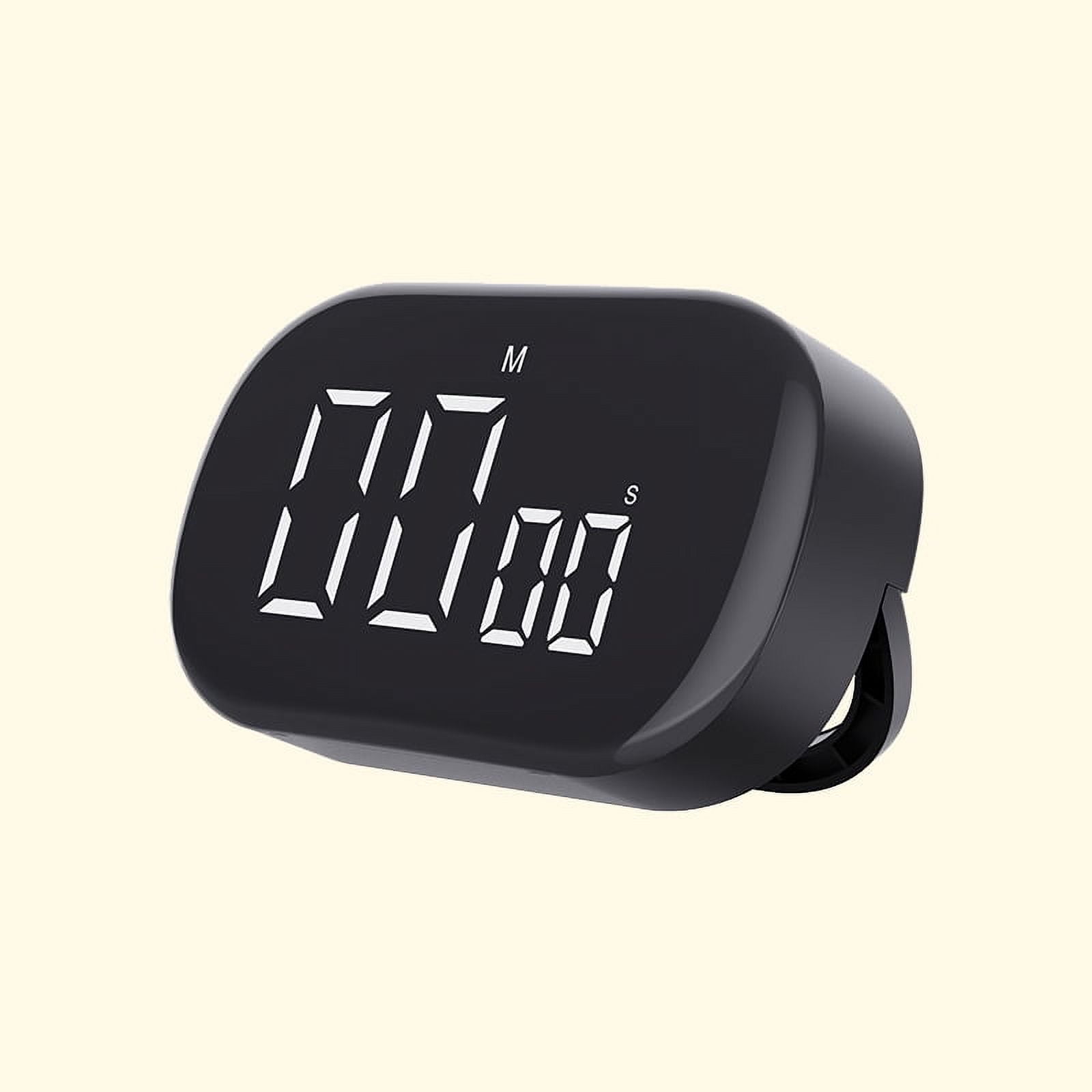 QIGEEKU Digital Magnetic Timer with Large LED Screen, Volume-Adjustable ...