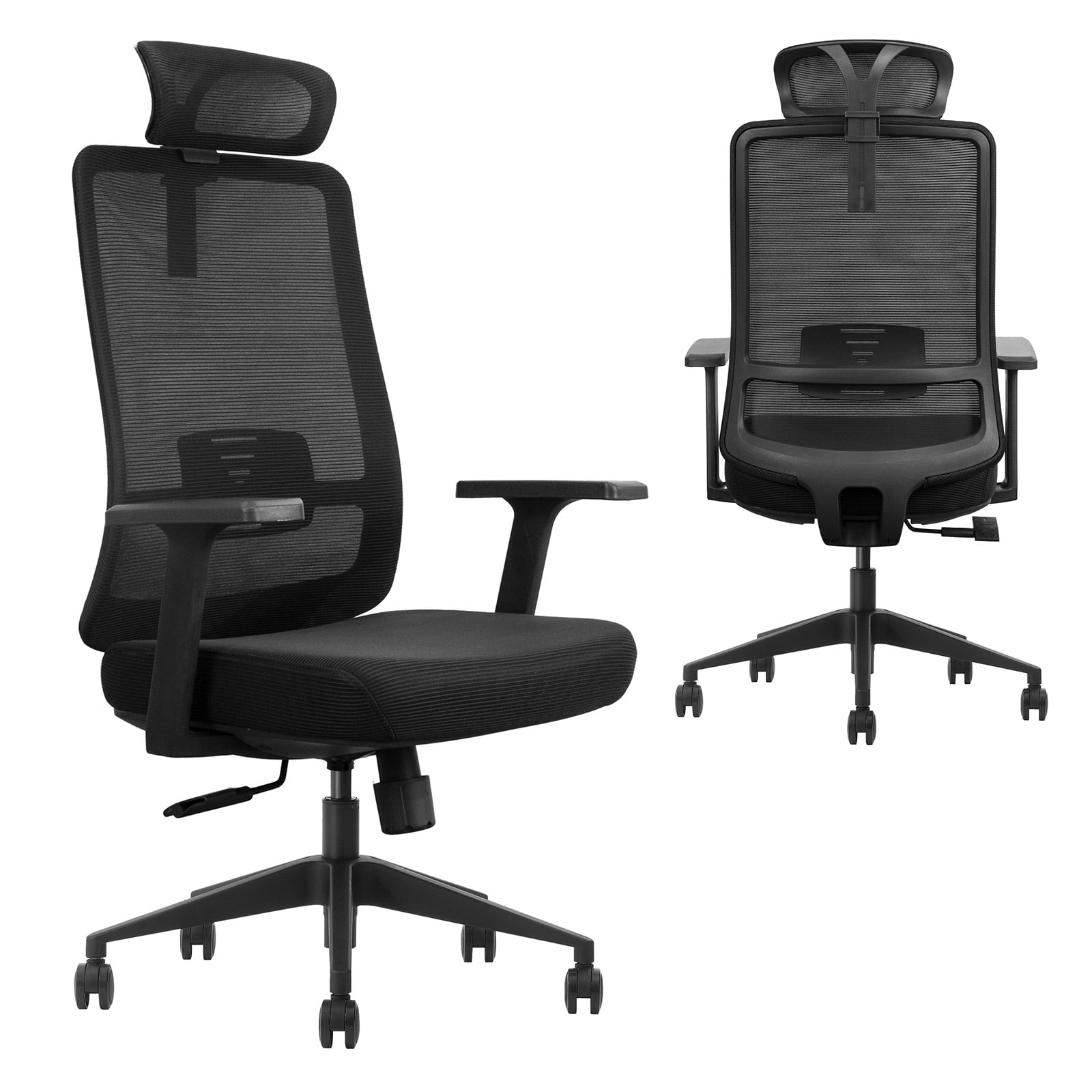 QIGEEKU Ergonomic Office Chair, High Back Mesh Desk Chair with Lumbar ...