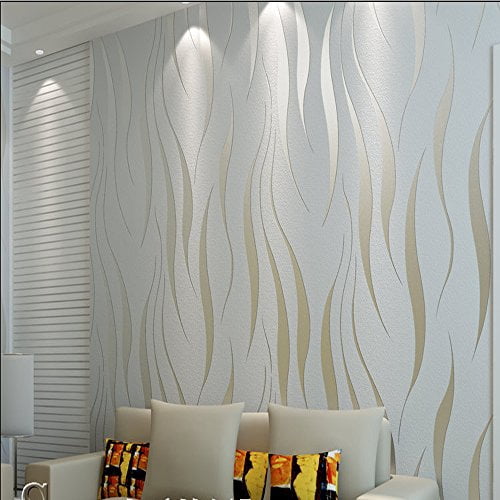 QIHANG 3D Stereoscopic Simple Striped Grass Leaf Thick Flocking ...