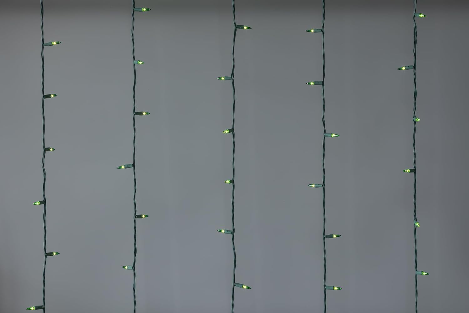QIHE-100 Count Mini String Christmas Lights, Green - 22 feet Indoor ...