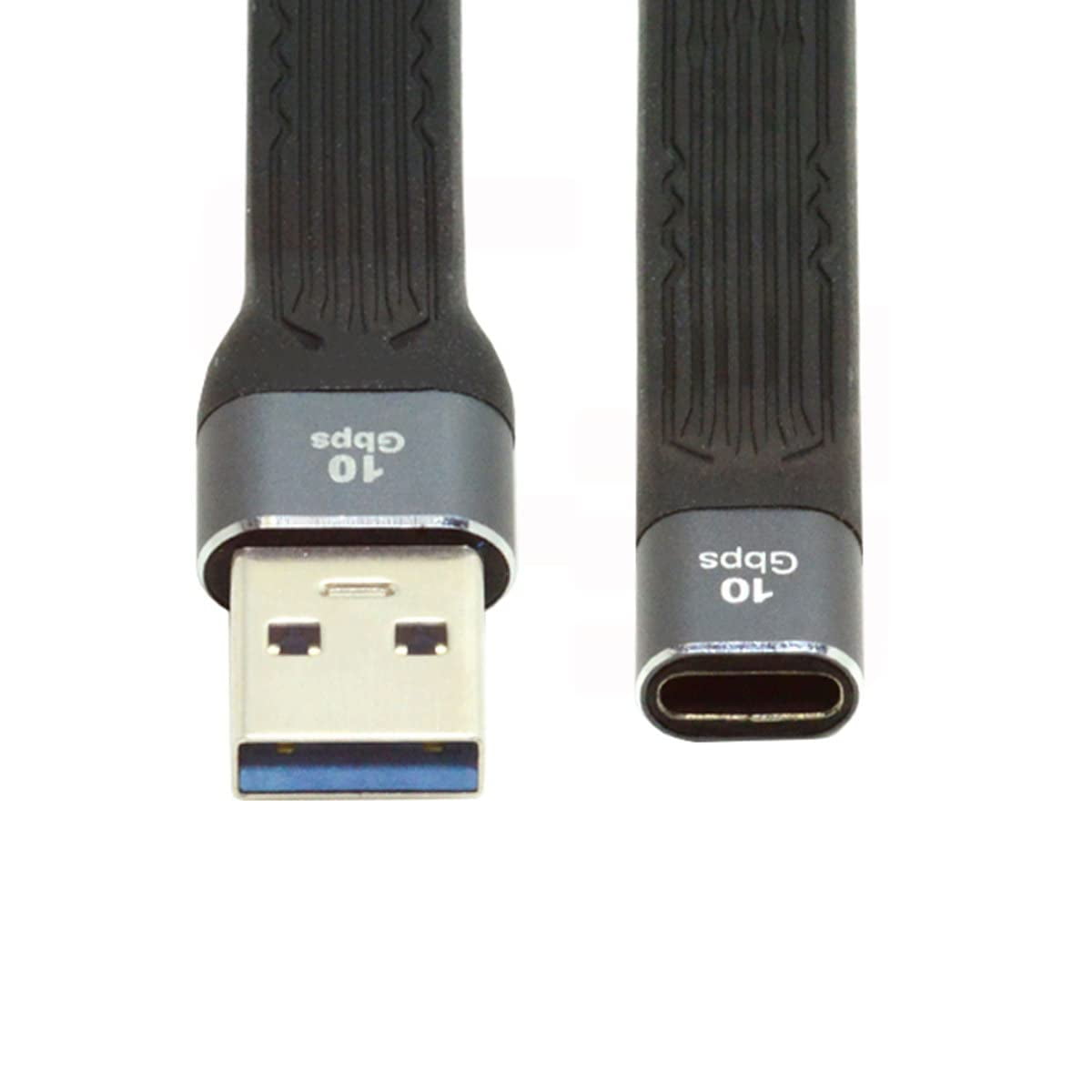 QIHE-10Gbps USB 3.1 Type CF to USB3.0 Type A Male Flat Slim FPC Data ...