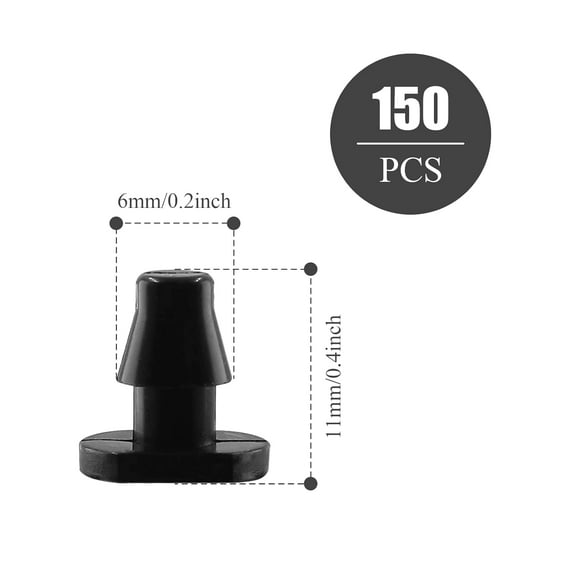 QIHE-150Pcs 1/4 Inch Drip Irrigation End Cap Plugs Hose Barbed Tubing ...