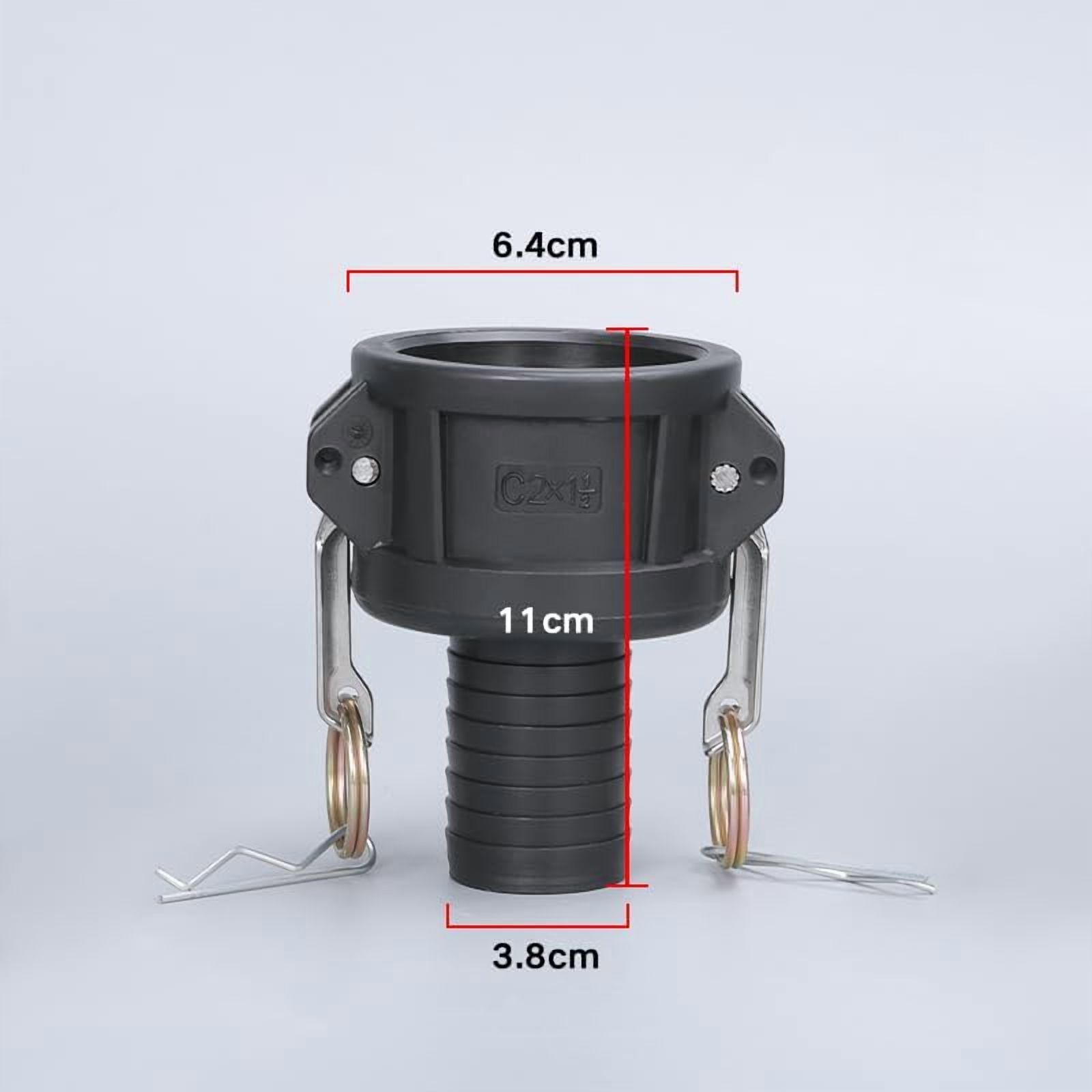 QIHE-275 330 Gallon IBC Tote Fittings, Cam Lock Fitting, Tank Drain ...