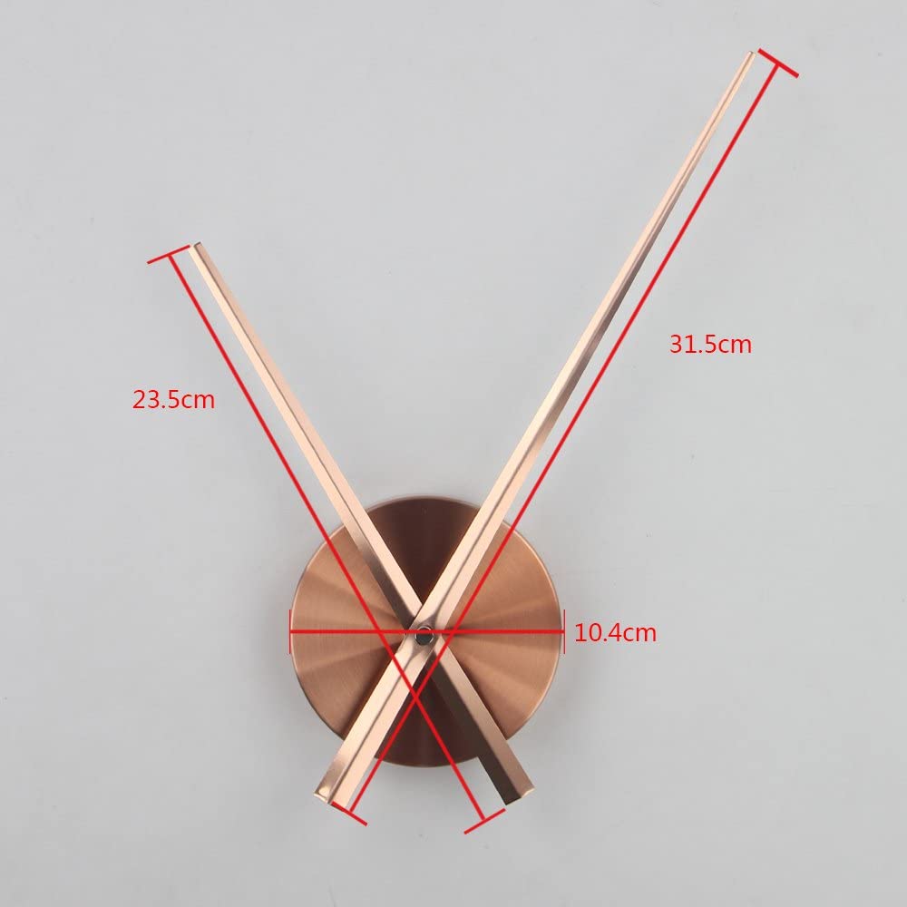 QIHE-3D Clock Hands, DIY Large Clock Hands Needles Wall Clocks 3D Home ...