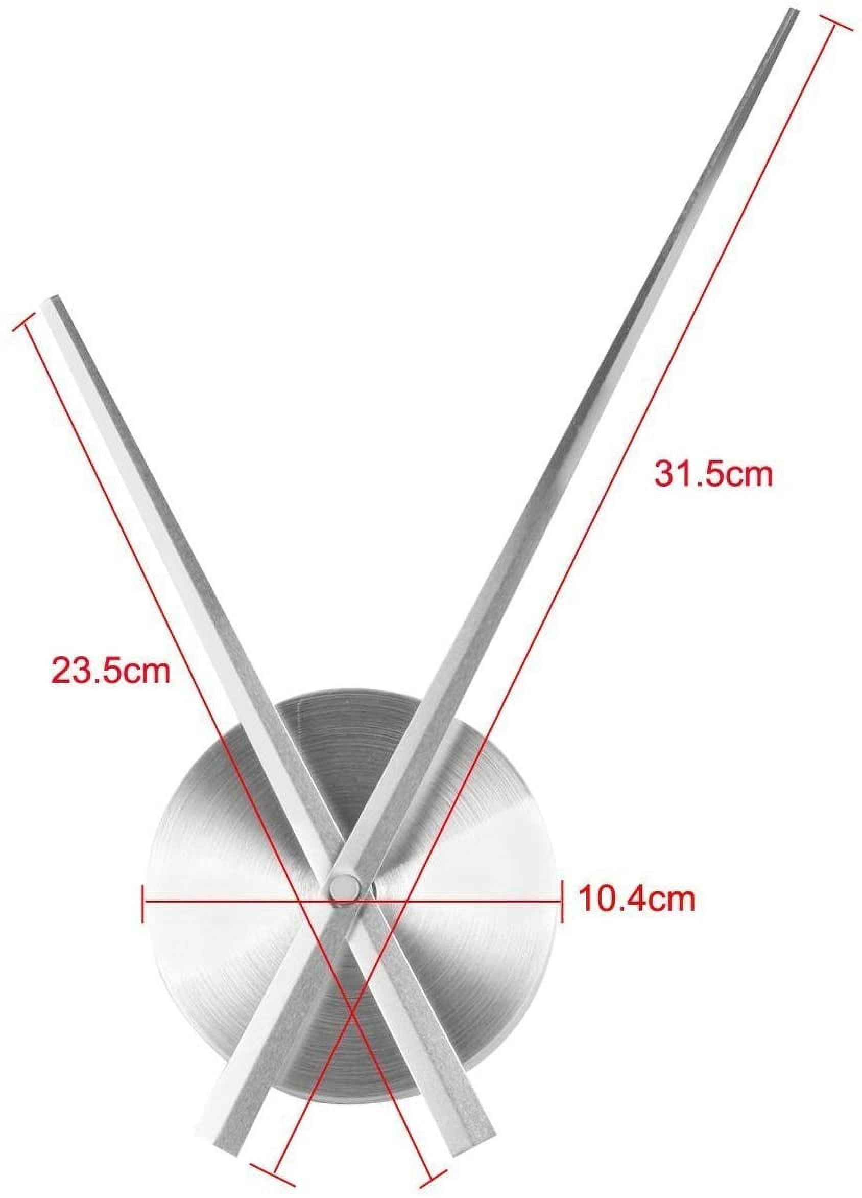 QIHE-3D Clock Hands, DIY Large Clock Hands Needles Wall Clocks 3D Home ...