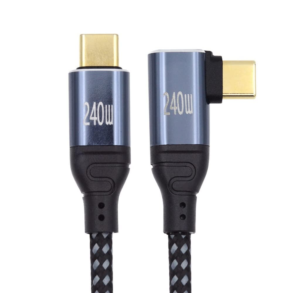 QIHE-48V 5A USB-C Charger Cord 0.5M Type-C Supports 100W Charging ...