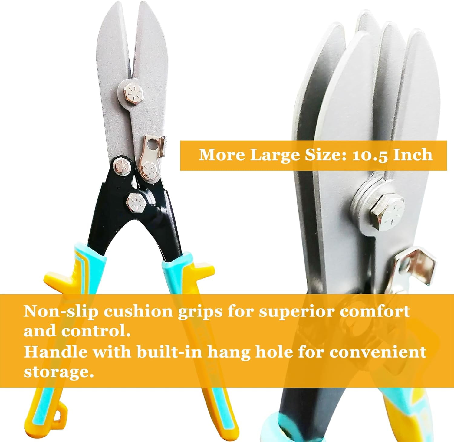 QIHE-5 Blade Sheet Metal Hand Crimper Downspout Crimper for Venting ...