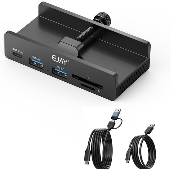 QIHE-5Ports USB3.0 HUB Alu Splitter Desktop Docking with Card Reader ...