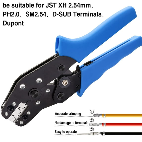 QIHE-600PCS Dupont Connector Kit 2.54mm +Dupont Crimping Tool,Dupont ...