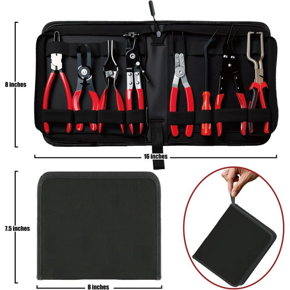 QIHE-8-Piece Fuel Line Disconnect Tool Set, Fuel Line/Hose Clamp ...