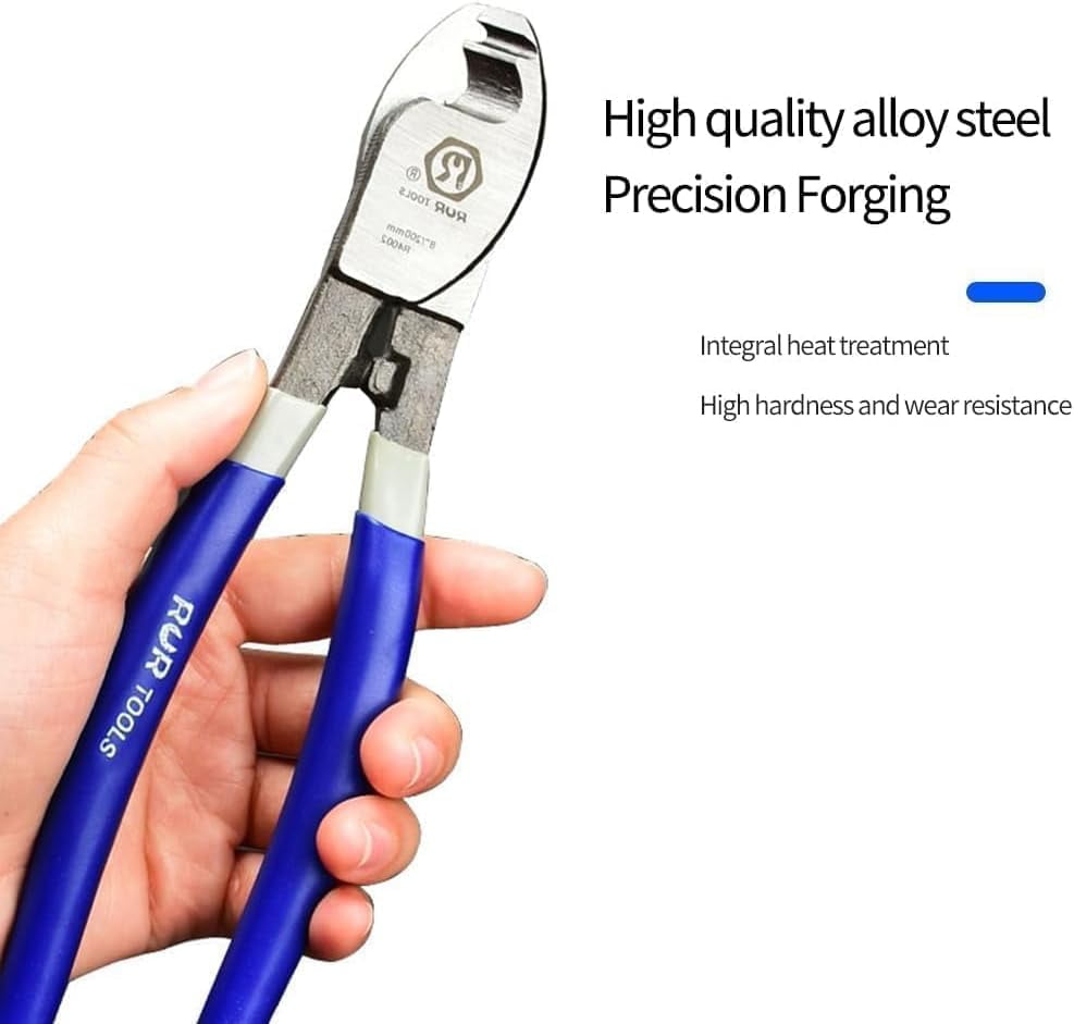 QIHE-9-1/2" Steel Cable Cutters \u2013 Wire Cutters Heavy Duty,Wire ...