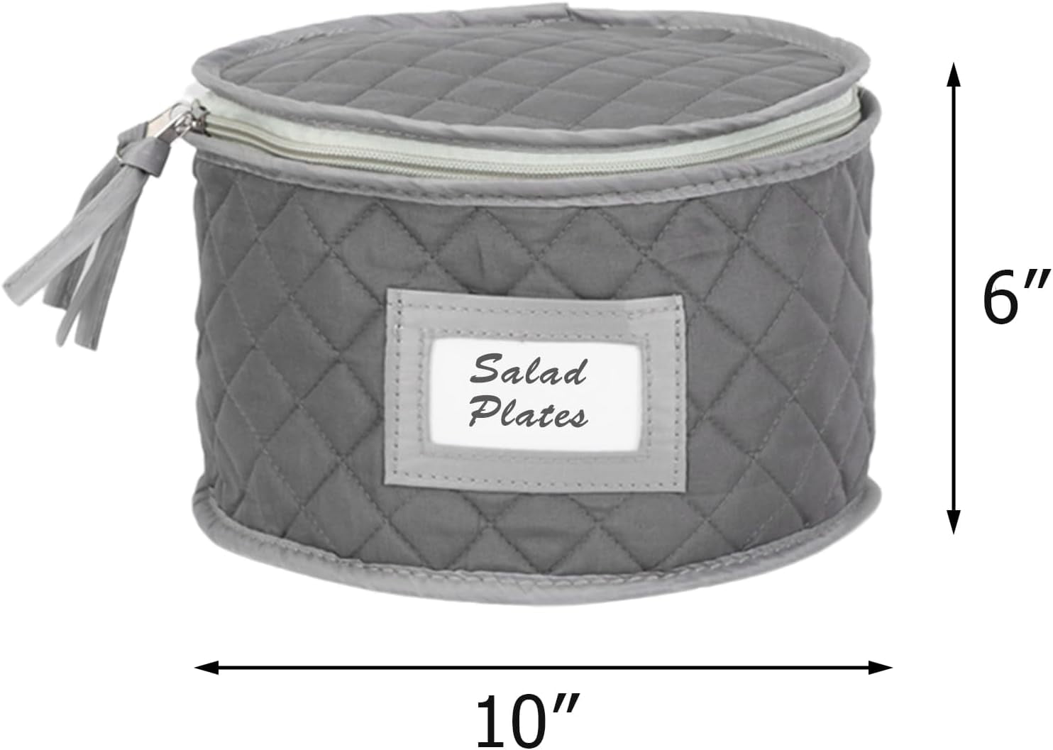 QIHE-China Storage Case - Salad Plate Quilted Case - 10" W x 6" H ...
