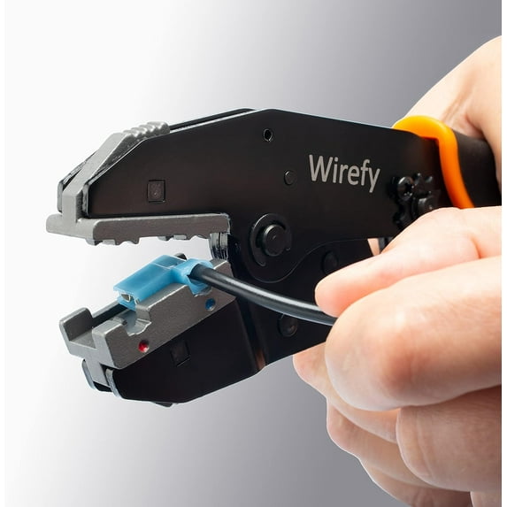 QIHE-Crimping Die for Insulated Flag Terminals 22-16 AWG | Quick-Change ...