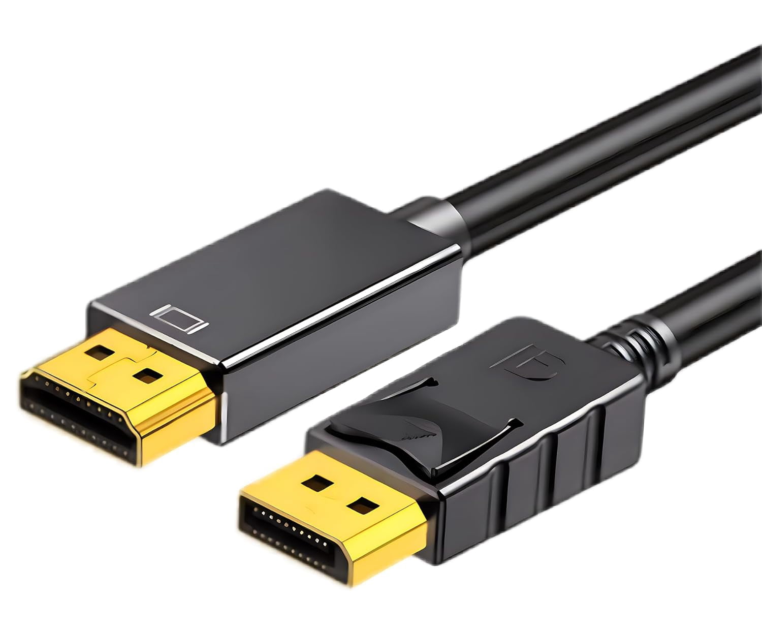 QIHE-DP to HDMI 3m / 10ft Cable, Uni-Directional DP 1.2 Computer to ...
