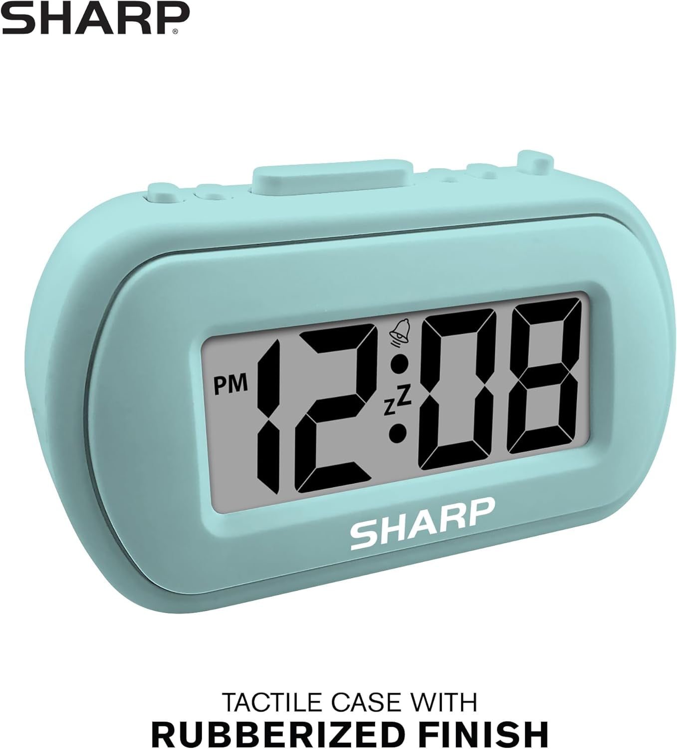 QIHE-Digital Alarm Clock \u2013 Tactile Case with Soft Rubberized ...