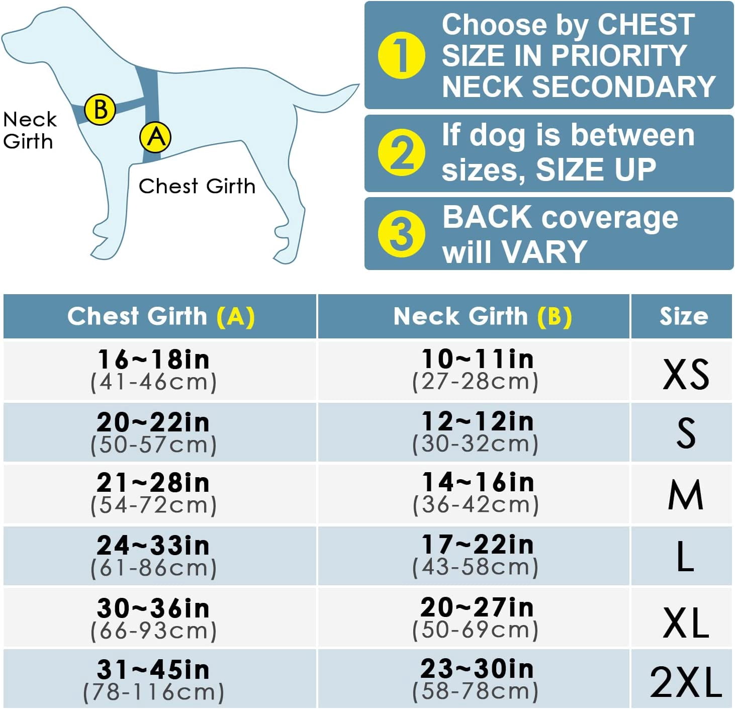 QIHE-Dog Harness Medium No Pull with QR Code Dog Tag, Adjustable ...