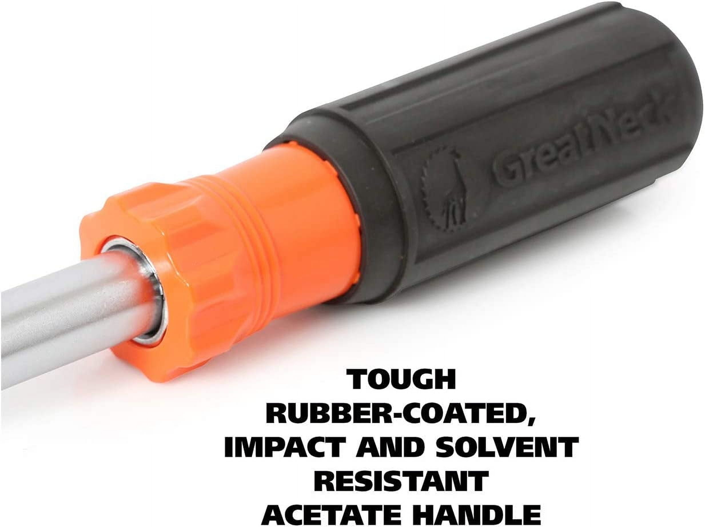 QIHE-GreatNeck SD11RC 11 in 1 Screwdriver and Nut Driver Set, Multi-Bit ...