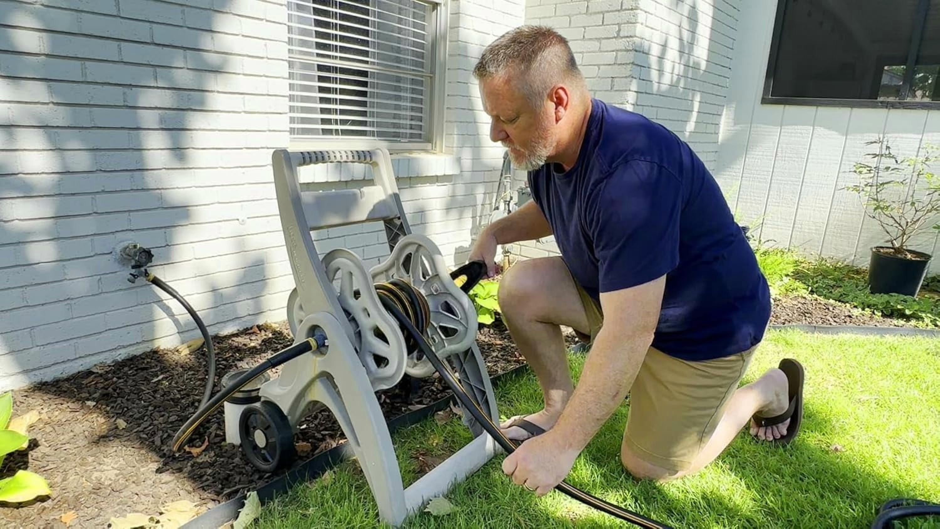 QIHE-Heavy Duty Garden Hose 4 ft x 5/8 inch Green Color, Short Hose ...