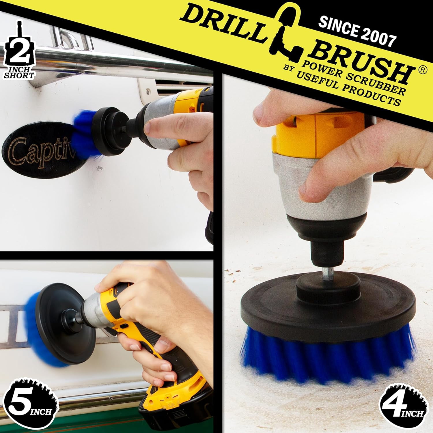 QIHE-Kayak - Canoe - Yacht - Raft - Drill Brush - Boat Accessories ...