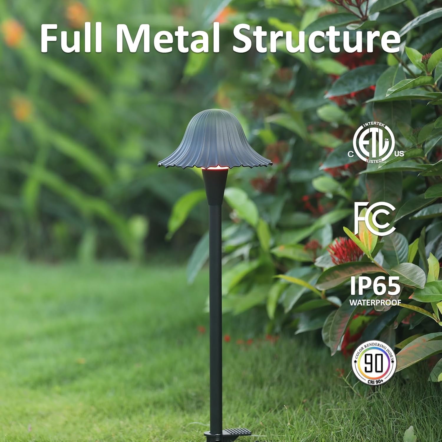 QIHE-Low Voltage Color Changing Pathway Lights, 5W 12V Wired LED RGB ...