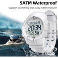QIHE-Men Digital Sports Watch,Waterproof Watch with Stopwatch Countdown ...