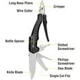 QIHE-Multi-Tool, Full-Size Pliers, Blade Cuts Wood, Hose, Rope ...