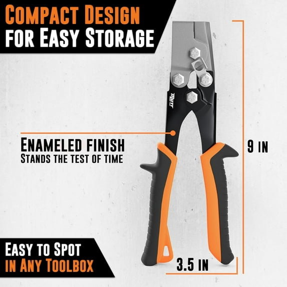 QIHE-Mutt Tools Professional Snap Lock Punch - Heavy Duty Sheet Metal ...