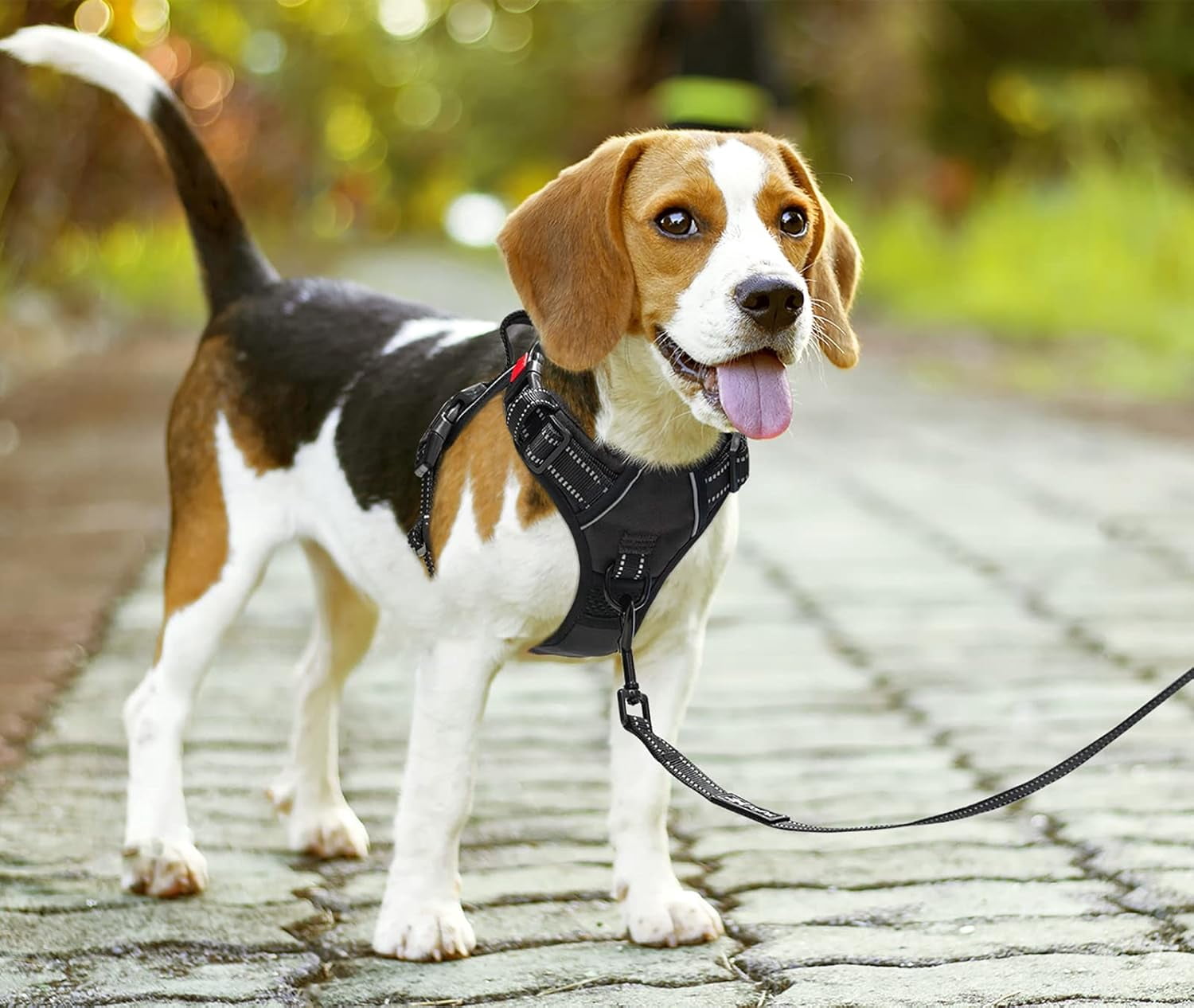 QIHE-No Pull Dog Harness, No Choke Front Lead Dog Reflective Harness ...
