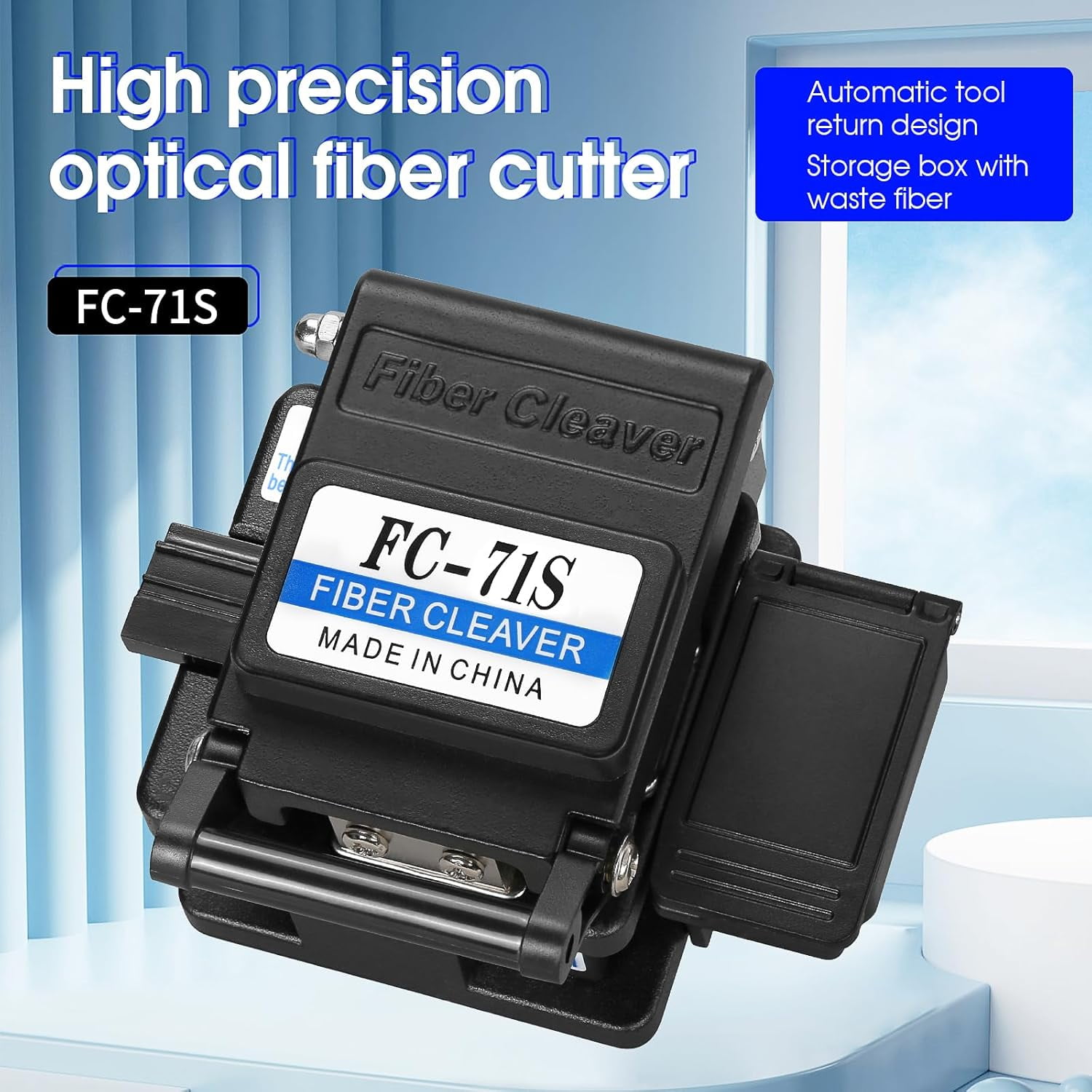 QIHE-Optical Fiber Cleaver FC-71S high-precision cold connection ...