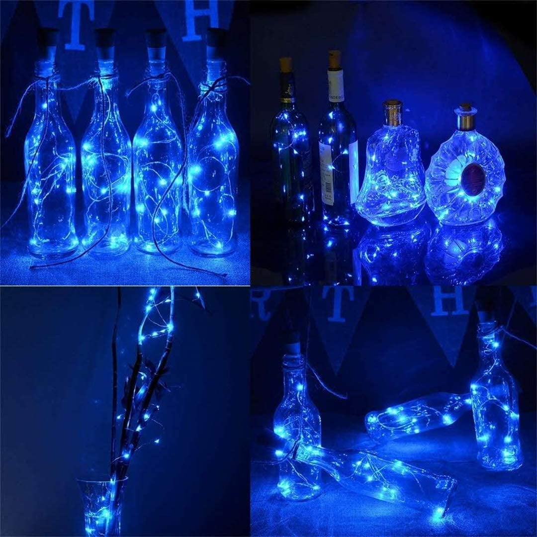 QIHE-Pack 2 Indoor Battery-Operated Led String Lights with Timer,Mini ...