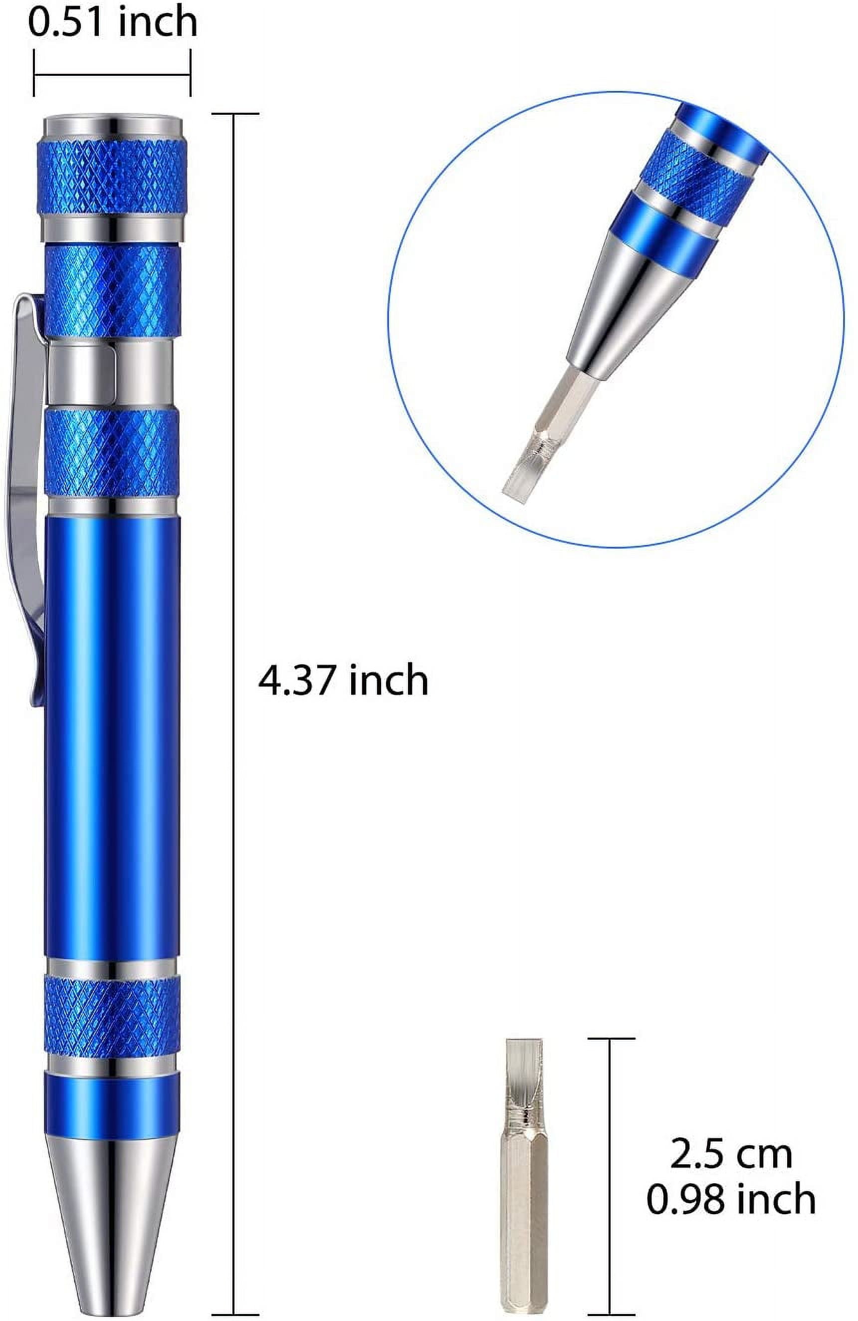 QIHE-Pen Screwdriver Gifts Multitool Handy Tool 8 in 1 Magnetic Pocket ...